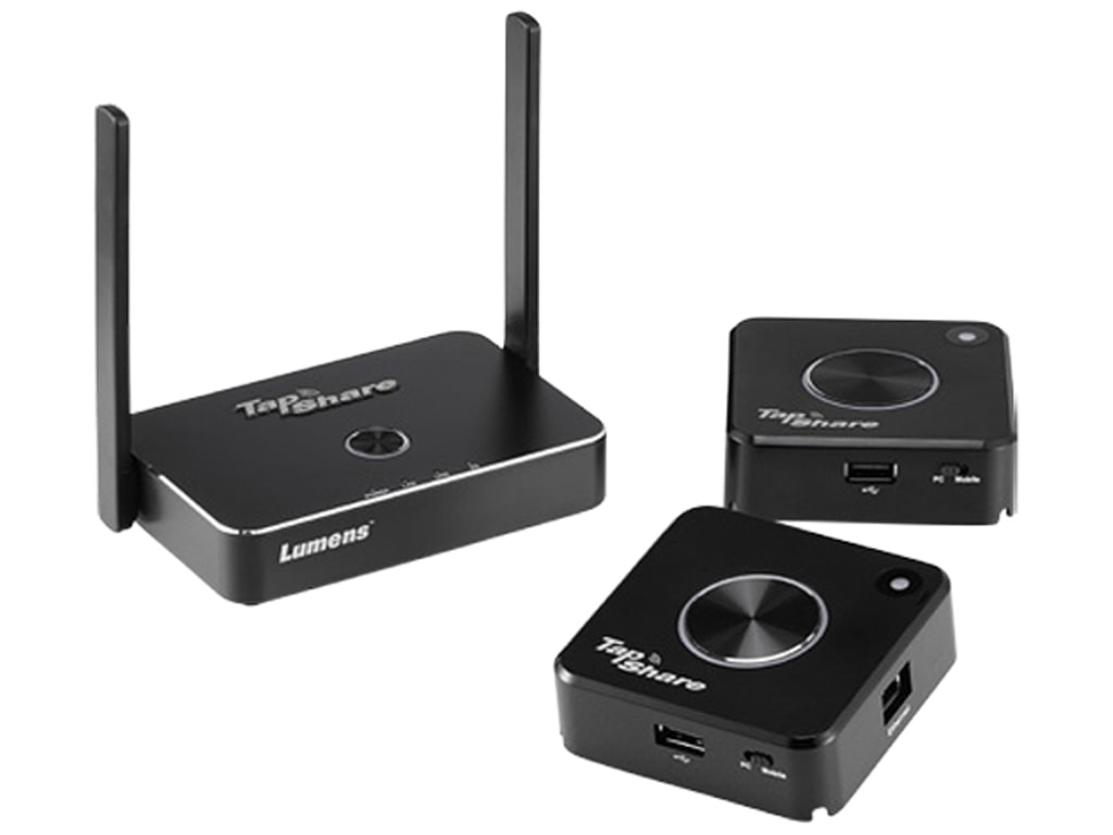 Lumens TS20-2T1R TapShare TS20 Wireless Presentation System, 2x ...