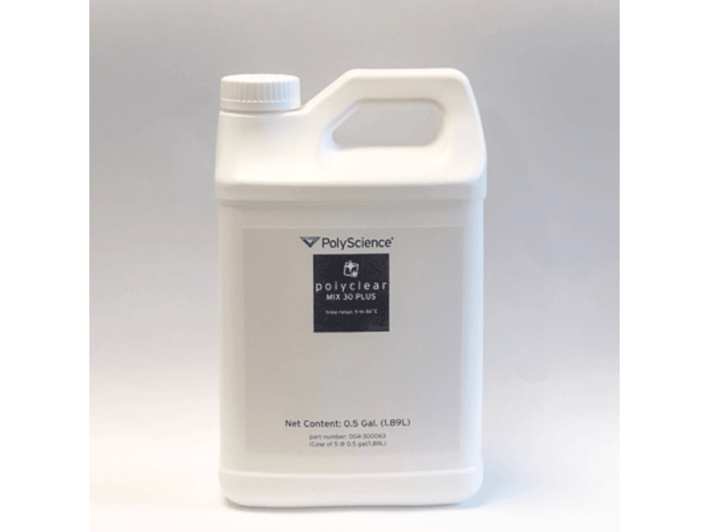 Polyscience 004-300063 polyclear MIX 30 PLUS, case of 5x1/2 gallon (1.9 ...