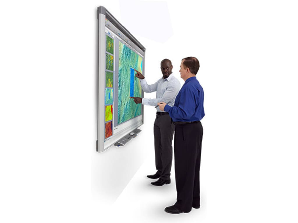 SMART SBX885 Interactive Whiteboard 87" Low-Gloss Surface Smart Board ...
