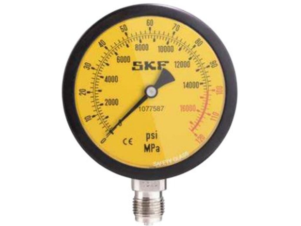 SKF 1077587 Pressure Gauge 0 100 MPa 0 14 500 Psi G 1 2 TEquipment