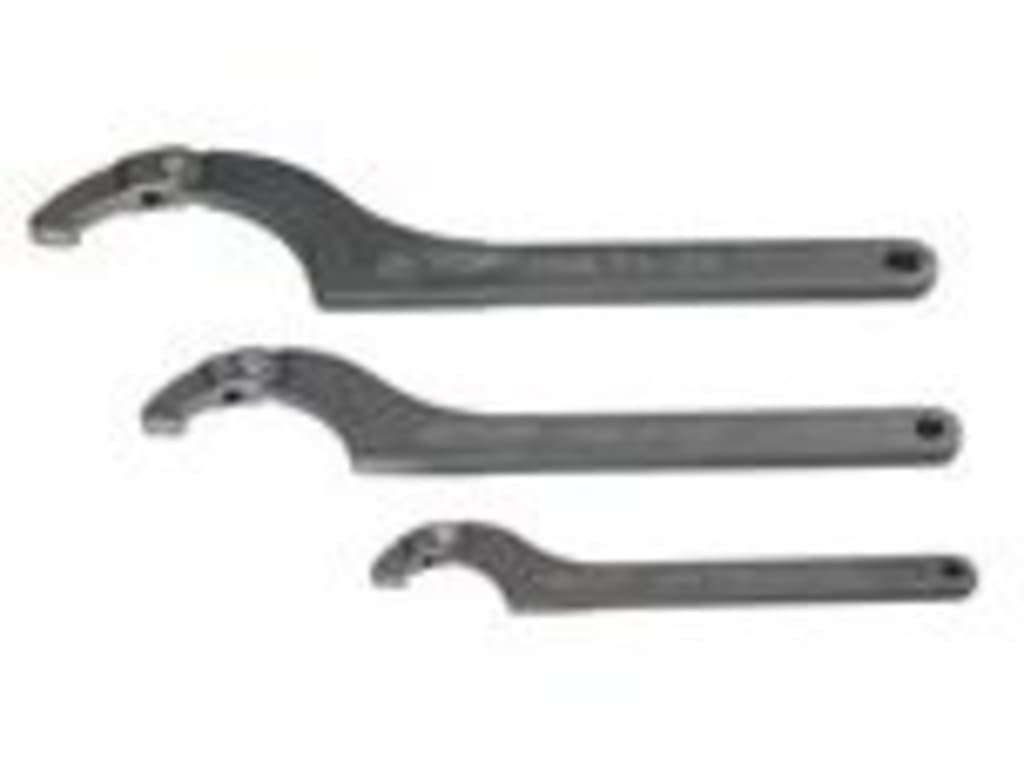 SKF HNA 14-24 Adjustable Hook Spanner, 90-150 | TEquipment