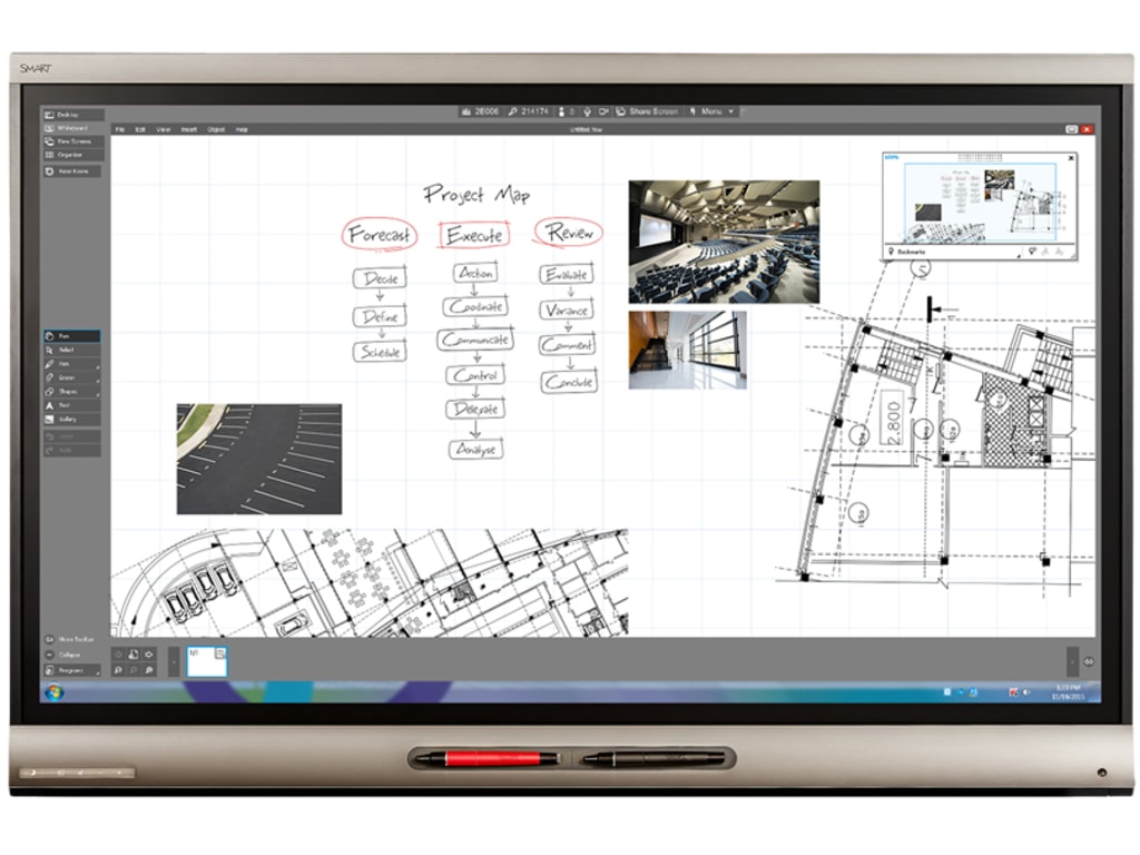 SMART kapp iQ Pro 55 Capture Board with SMART Meeting Pro Room Edition ...