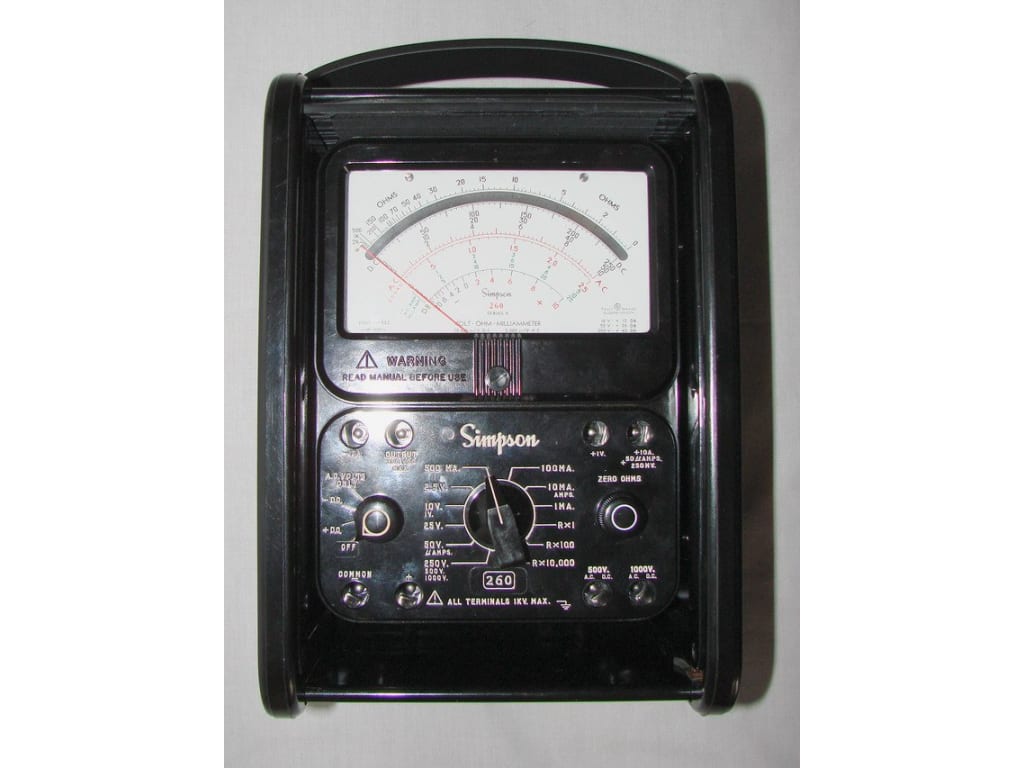 Simpson 260-8RT Electric Analog Multimeter | TEquipment
