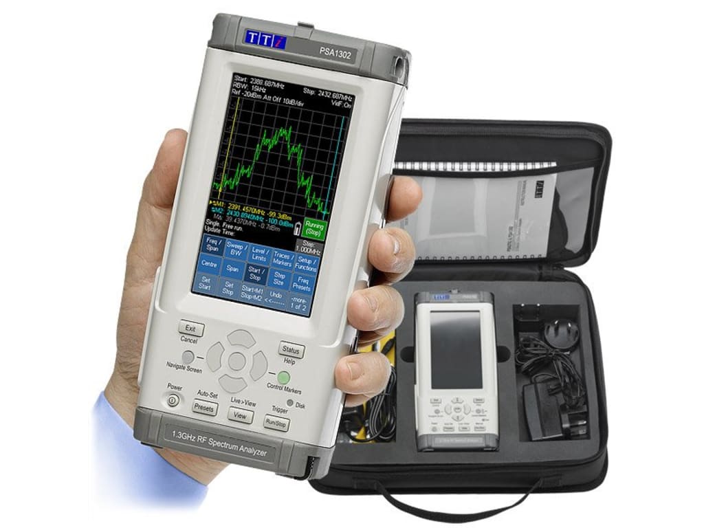 TTi PSA1302USC Handheld 1.3GHz Spectrum Analyzer + SC Kit and U01 ...
