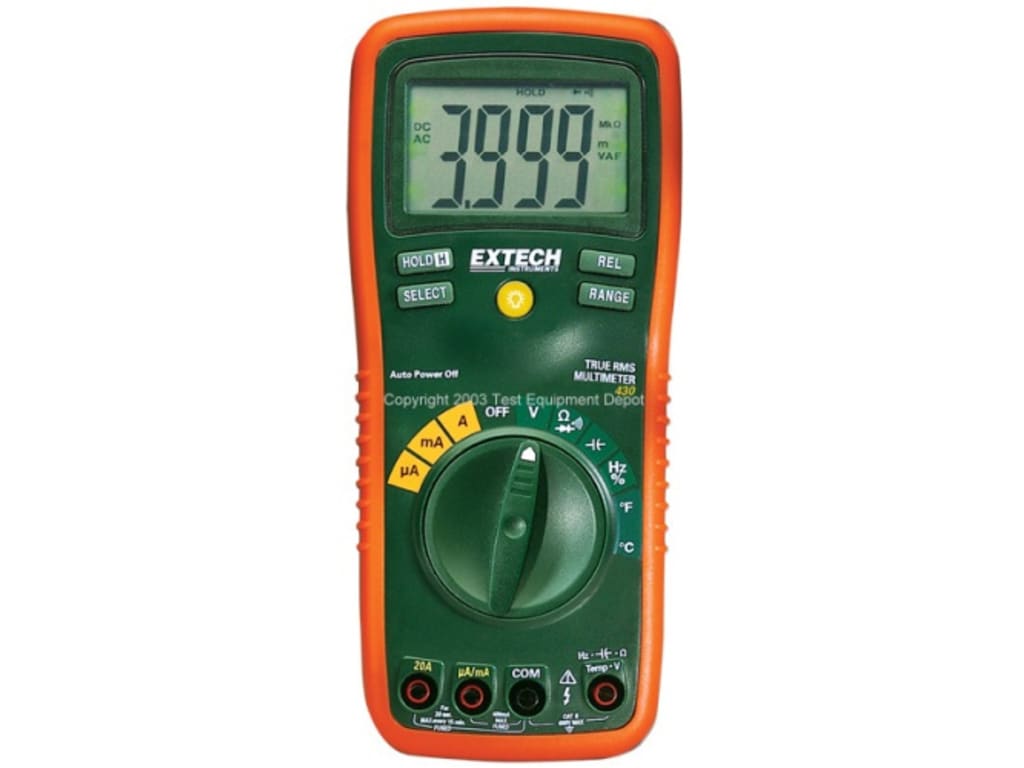 Extech EX430-NIST True RMS Autoranging Multimeter with NIST | TEquipment