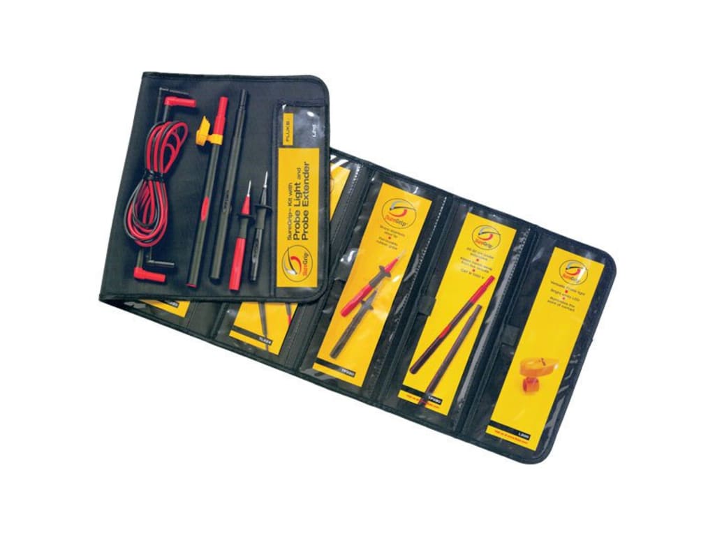 Fluke L215 SureGrip Kit with Probe Light and Probe Extender | TEquipment