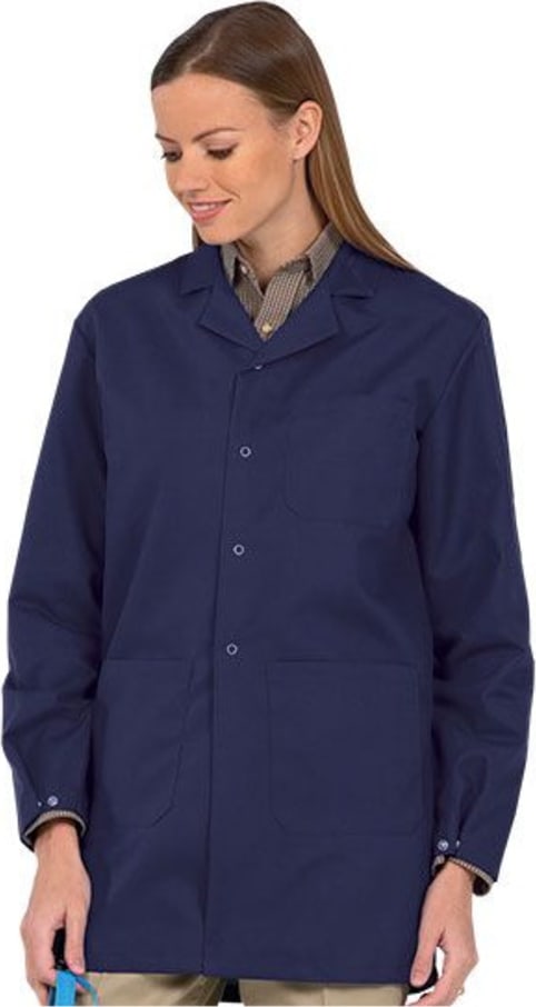 Worklon 3432-L - ESD Lab Jacket, Microstat, 3/4 Length, Unisex, Royal ...