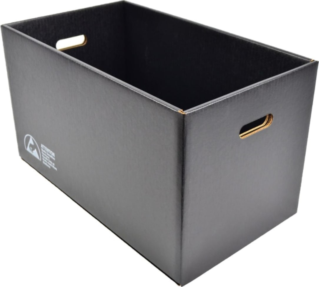 CCI 4230-A1 - Tote Box, ESD-Safe, 18-5/8" x 15" x 6-1/8", Base Only ...