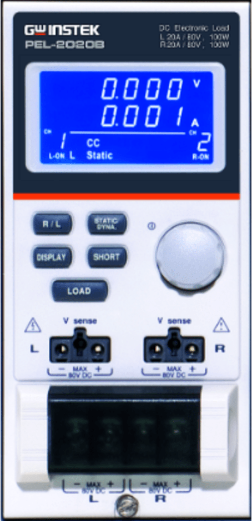 Instek PEL-2020B - Dual Channel DC Load Module; 0-80V, 0-20A, 100W (x2 ...