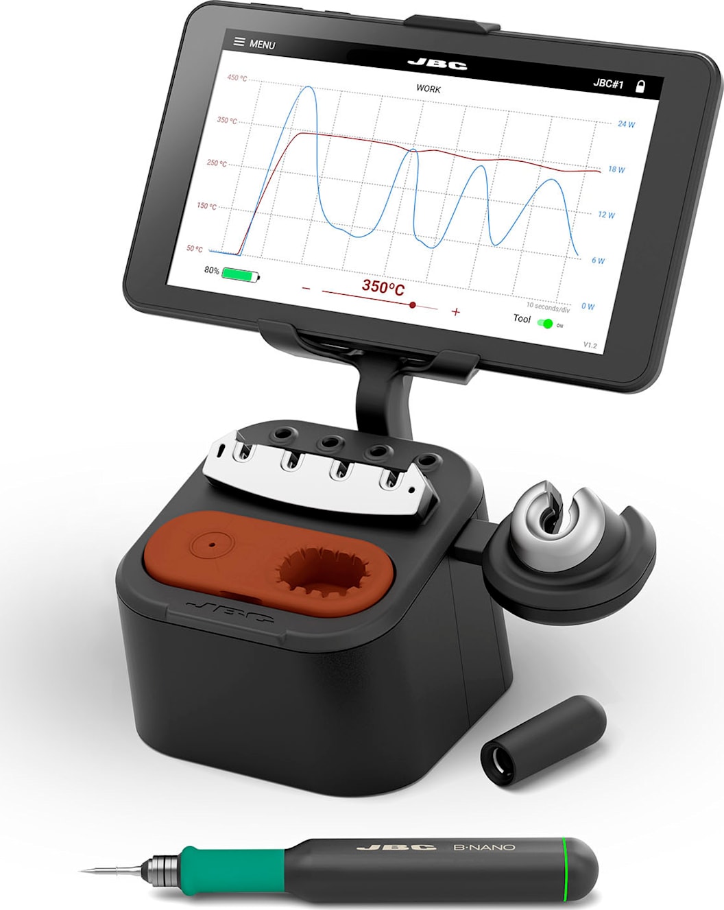JBC B-IRON NANO - Battery Powered Nano Soldering Station with B-NANO ...