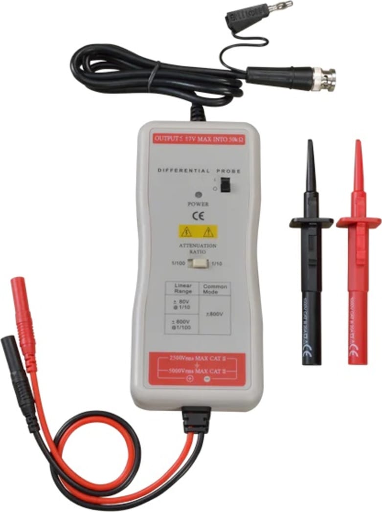 UNI-T UT-P33 - Differential Probe, Attenuation: 100:1/1000:1, Bandwidth ...