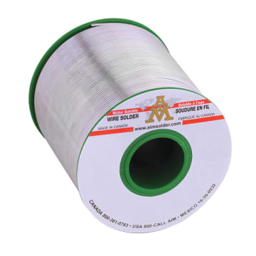 AIM Solder 13247 - Solder Wire, Water Soluble, Lead Free, SN100C, 1 lb ...