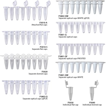 MTC Bio PureAmp PCR Tube - Strips & Caps (with Separate Optical Strip ...