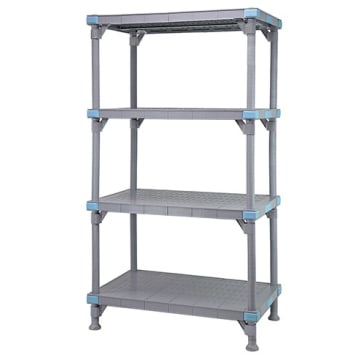 Quantum Storage Systems Millenia Polymer Shelving Unit, 21" x 48 ...