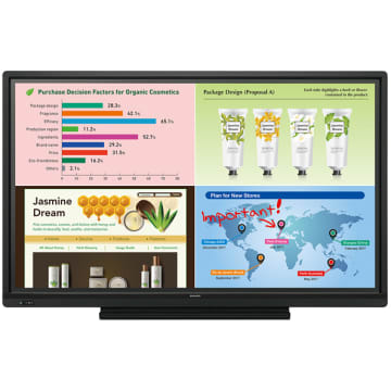 Sharp PN-L703w 70-inch Class (69-1/2 in diagonal) AQUOS BOARD ...