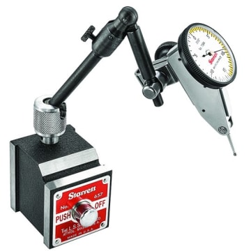 Starrett 657-709Z - Magnetic Indicator Holder Set with 709AZ Indicator ...