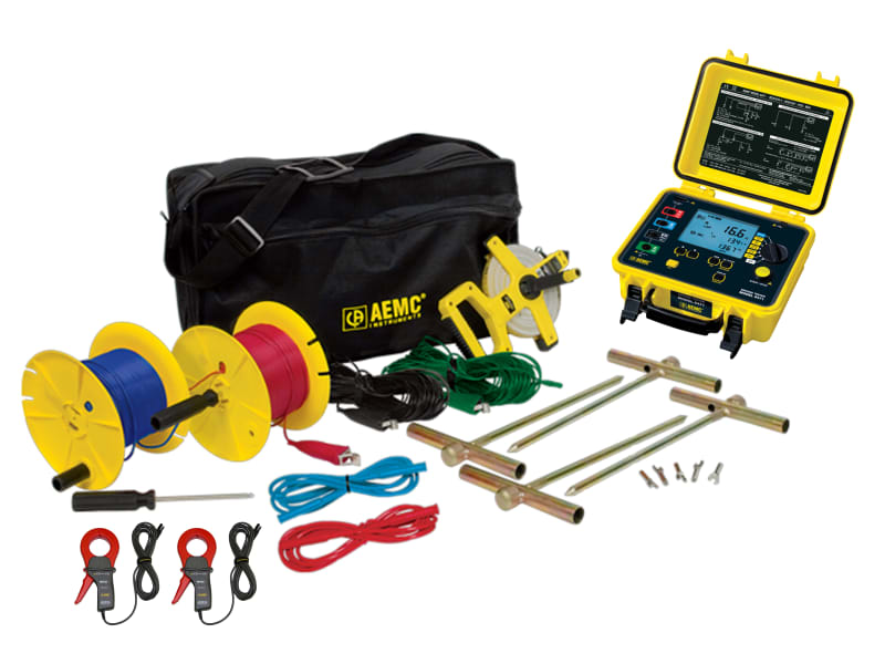 AEMC 6471 KIT-300 FT (Kit Catalog #2135.50) 3 Pole / 4 Pole Ground ...