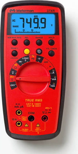 Wavetek Meterman PM1 37XR DMM w/Pomona Deluxe Test Lead Kit Wavetek ...