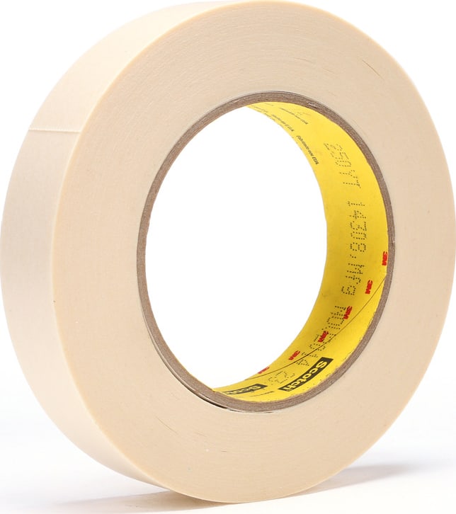 3M 7000001488 - Scotch Flatback Masking Tape, 250, Tan (1in x 60yd ...