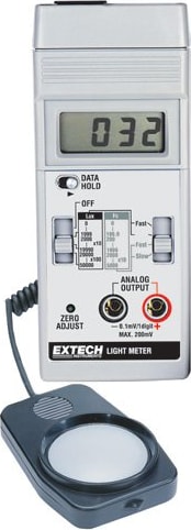 Extech 401025-NIST Foot Candle Lux Meter Extech 401025NIST 401025 NIST ...