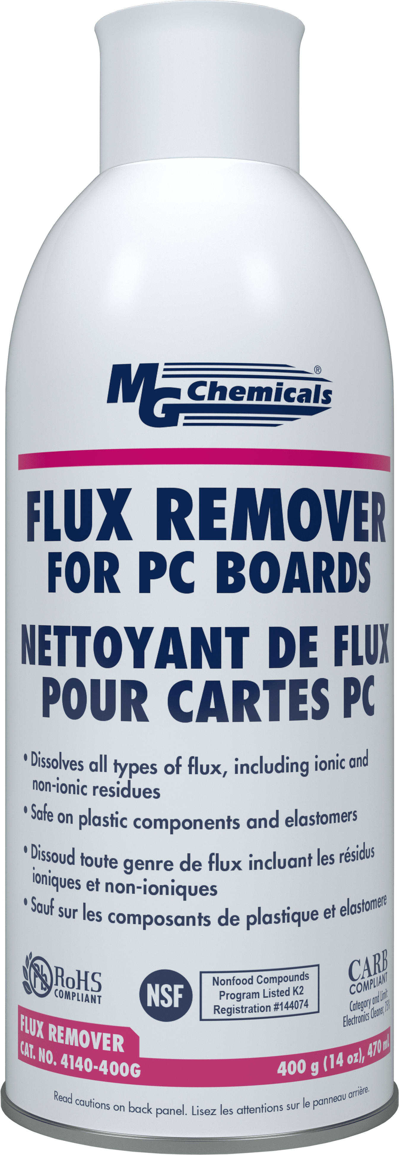 MG Chemicals 4140-400G Flux Remover for PC Boards | TEquipment