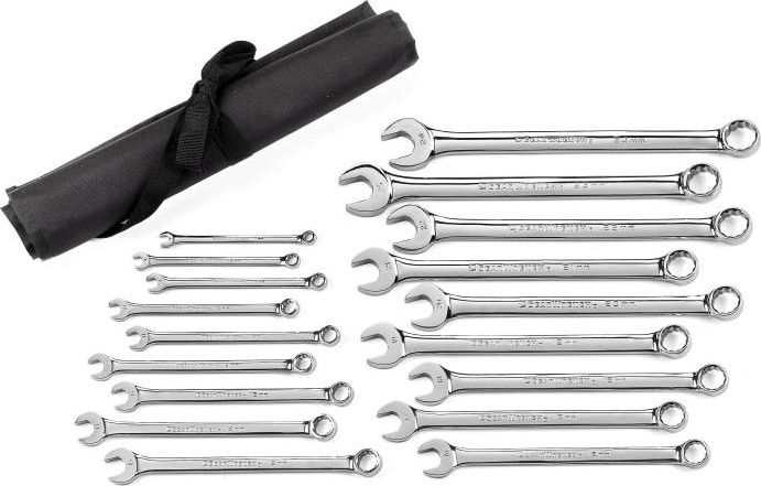 GEARWRENCH 81920 - Wrench Set, 12 Point, Metric, Long Pattern, Alloy ...