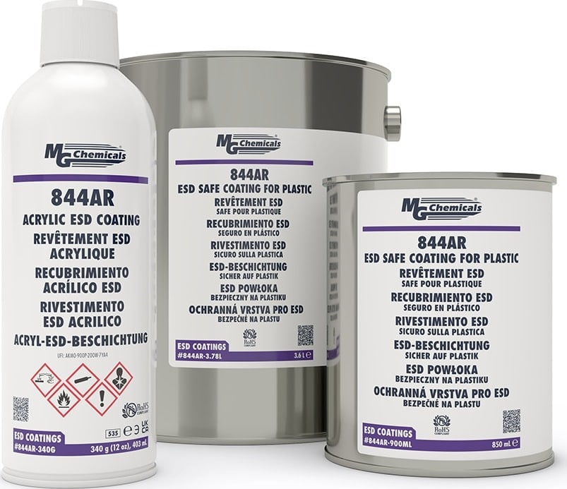 MG Chemicals 844AR-3.78L - Liquid, ESD-Safe Coating, For Plastics, Quick-dry, Low VOC, 3.60 L ...