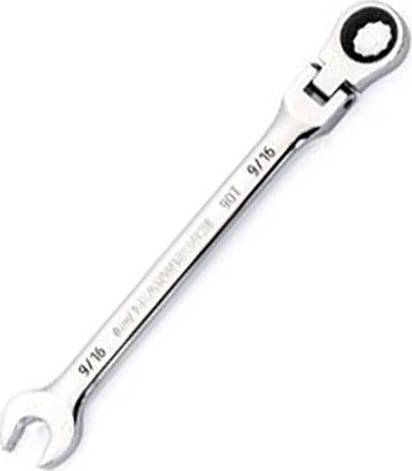 GEARWRENCH 86746 Ratcheting Combination Wrench, Flexible, 90-Tooth, 9/ ...