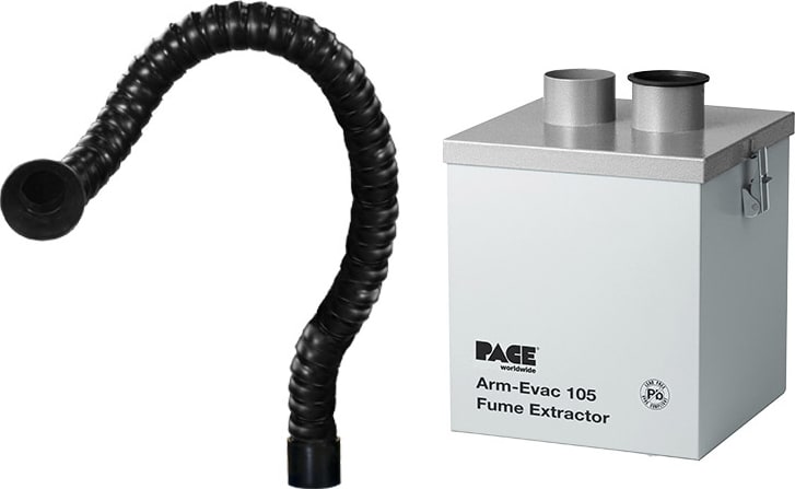 Pace Arm-Evac 105 - Fume Extractor with 4’ ESD Safe Flex Arm (Part ...
