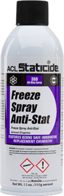 ACL 8660 - Freeze Spray Anti-Stat, 12oz Can | TEquipment