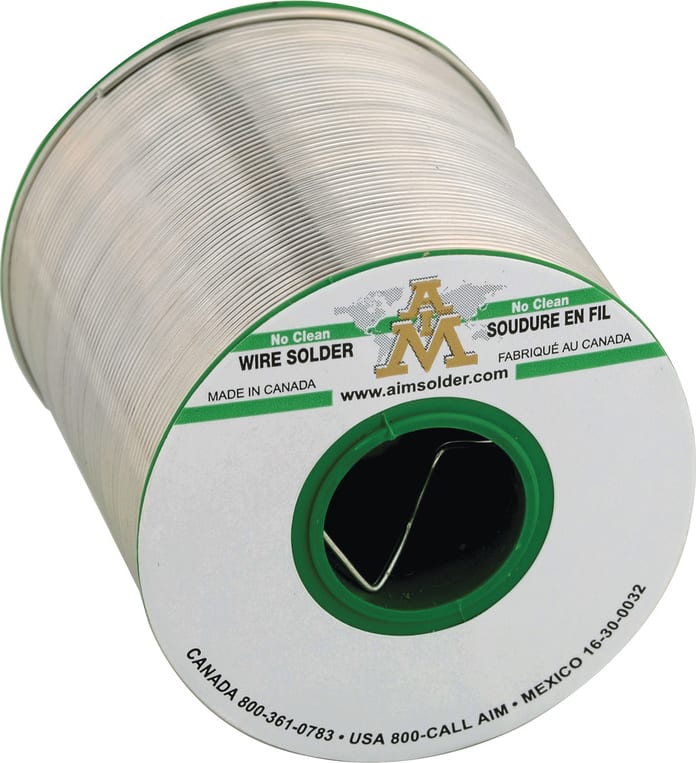 AIM Solder 14168 - Solder Wire, Glow Core 2.5%, SN100C, Lead-Free, 0. ...