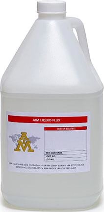 AIM Solder WS715M-5G - Liquid Flux, Water Soluble, 5gal | TEquipment