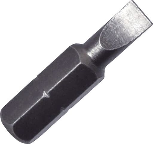Apex Bits-Torque 445-10X - Insert Bit, Slotted, 4F-5R, 1/4" Hex Drive ...