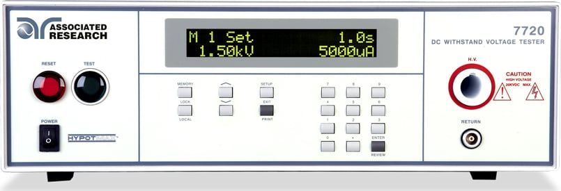 Associated Research 7720 - DC Hipot Tester, 20 kV @ 5 mA DC | TEquipment