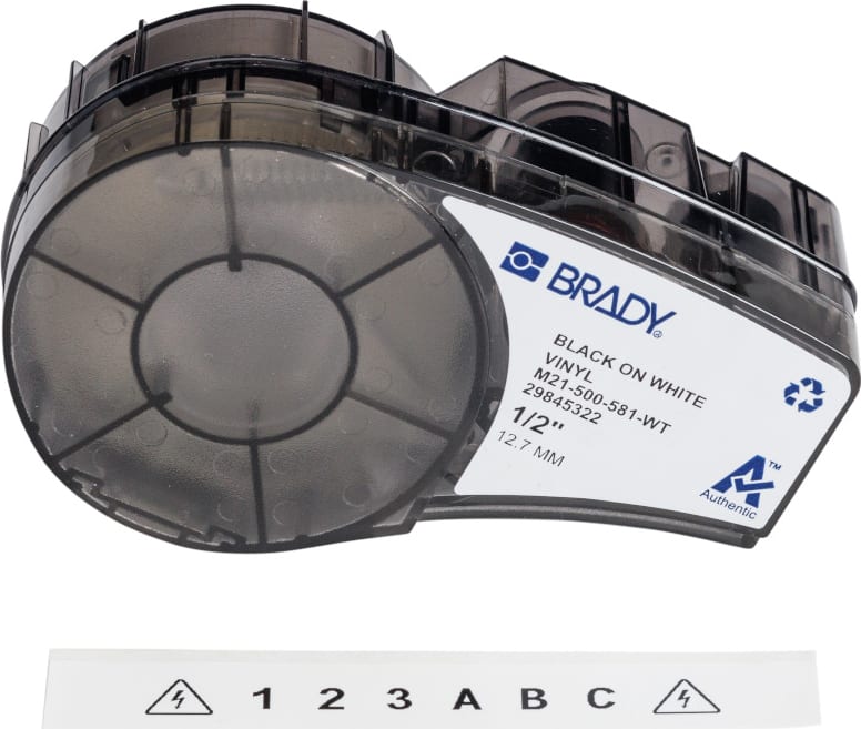 Brady M21-500-581-WT - Repositionable Multi-Purpose Vinyl Labels w ...