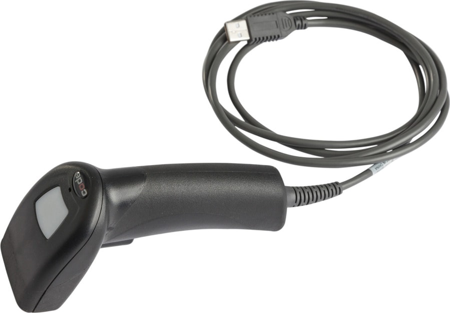 Brady 176836 Barcode Scanner, Handheld, Wired, 1D, 2D, QR Code, Black ...