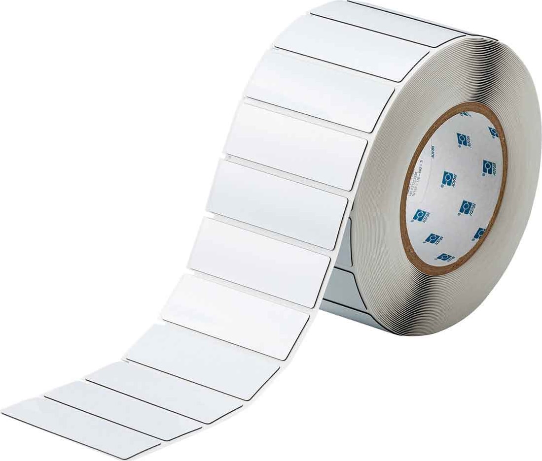 Brady THTEP-176-593-.5 - Raised Panel Polyester Rectangular Labels, 1 ...