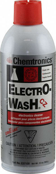 Chemtronics ES7100 - Electro-Wash CZ Degreaser, 12 oz / 340 g Aerosol ...