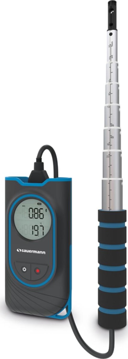 Sauermann Si-VH3 - Hotwire Thermo-Anemometer with Integrated Hotwire ...