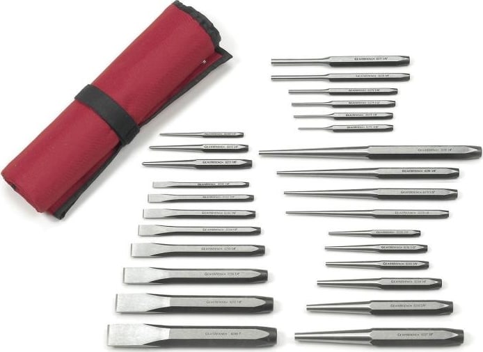 GEARWRENCH 82306 - Piece Punch And Chisel Set, Alloy Steel, Phosphate ...