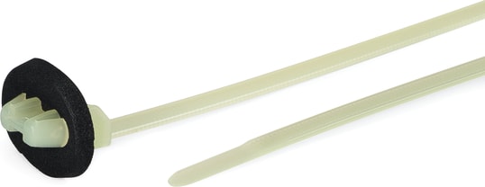 HellermannTyton 126-00076 - Push Mount Tie, 6.0" Long, 50lb Tensile, PA66HS, Natural | TEquipment