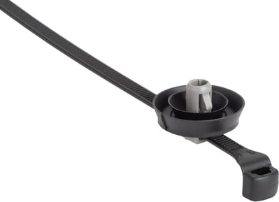 HellermannTyton 156-03942 - 2-Pc Low Profile Cable Tie/Arrowhead w Seal ...