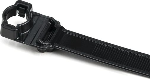 HellermannTyton 157-00286 - Wide Strap Cable Tie with 10mm Stud Mount, 15.7" Long, .5" Wide ...