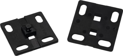 HellermannTyton 161-64014 - Helawrap Mounting Base wo/Adhesive, Black, 50/Pkg | TEquipment