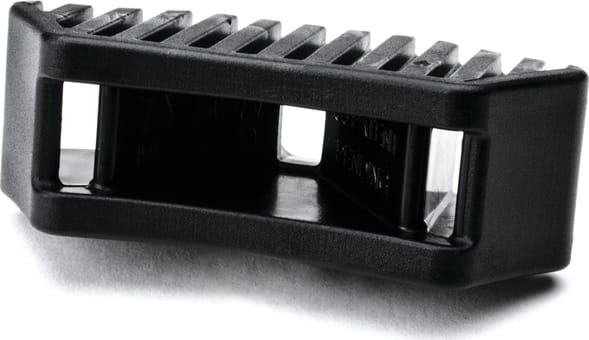 HellermannTyton MSBT1200HIRHSH1 - Saddle Mount, For Button Head Tie, .44-0.82" Mtg Hole, BK ...