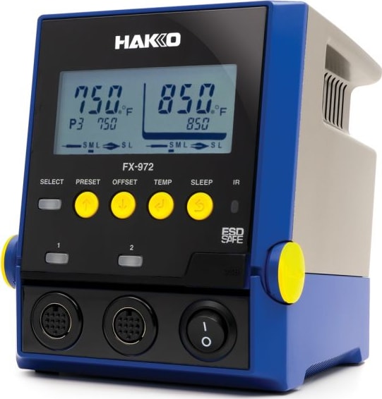 Hakko FX972-011 - Dual Port Soldering Station (Without Handpieces) | TEquipment