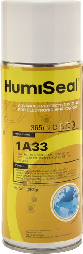 HumiSeal 70662 - Polyurethane Conformal Coating, Aerosol, Clear, 263 gr ...
