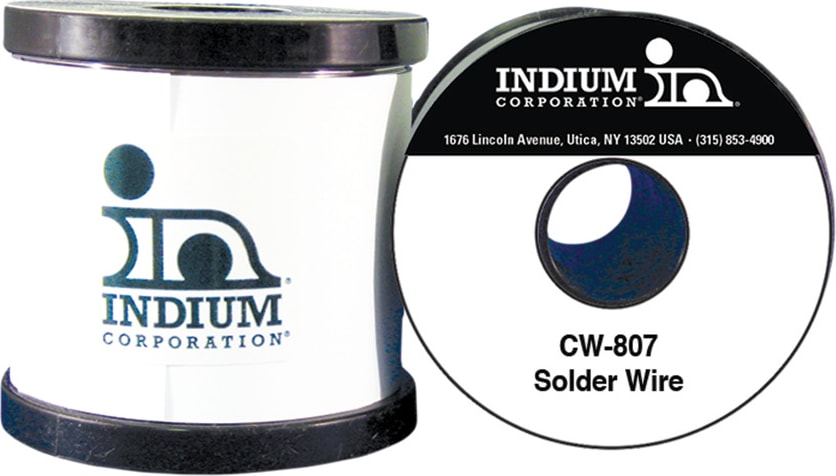 Indium 52907-0113 - Solder Wire, No Clean, Leaded, Sn63Pb37, 0.015" (0. ...