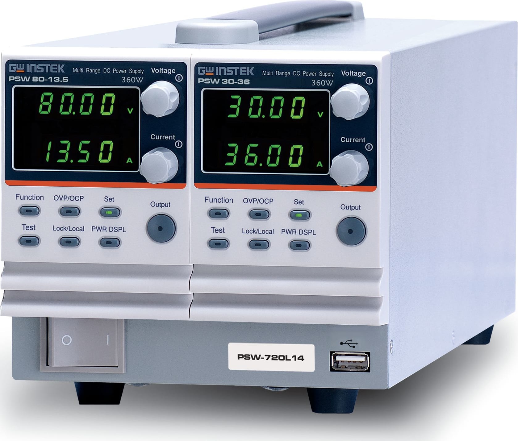 Instek PSW-720L14 - Dual-Channel Programmable Switching DC Power Supply ...