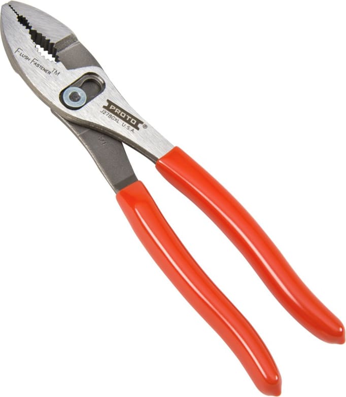 Proto J276GXL - Slip Joint Pliers with Grip, Shear Type Cutter, Flush ...